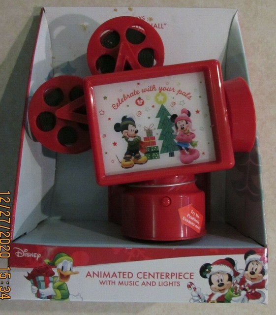 Disney Mickey Minnie Mouse Music Movie Projector Christmas Animated ...