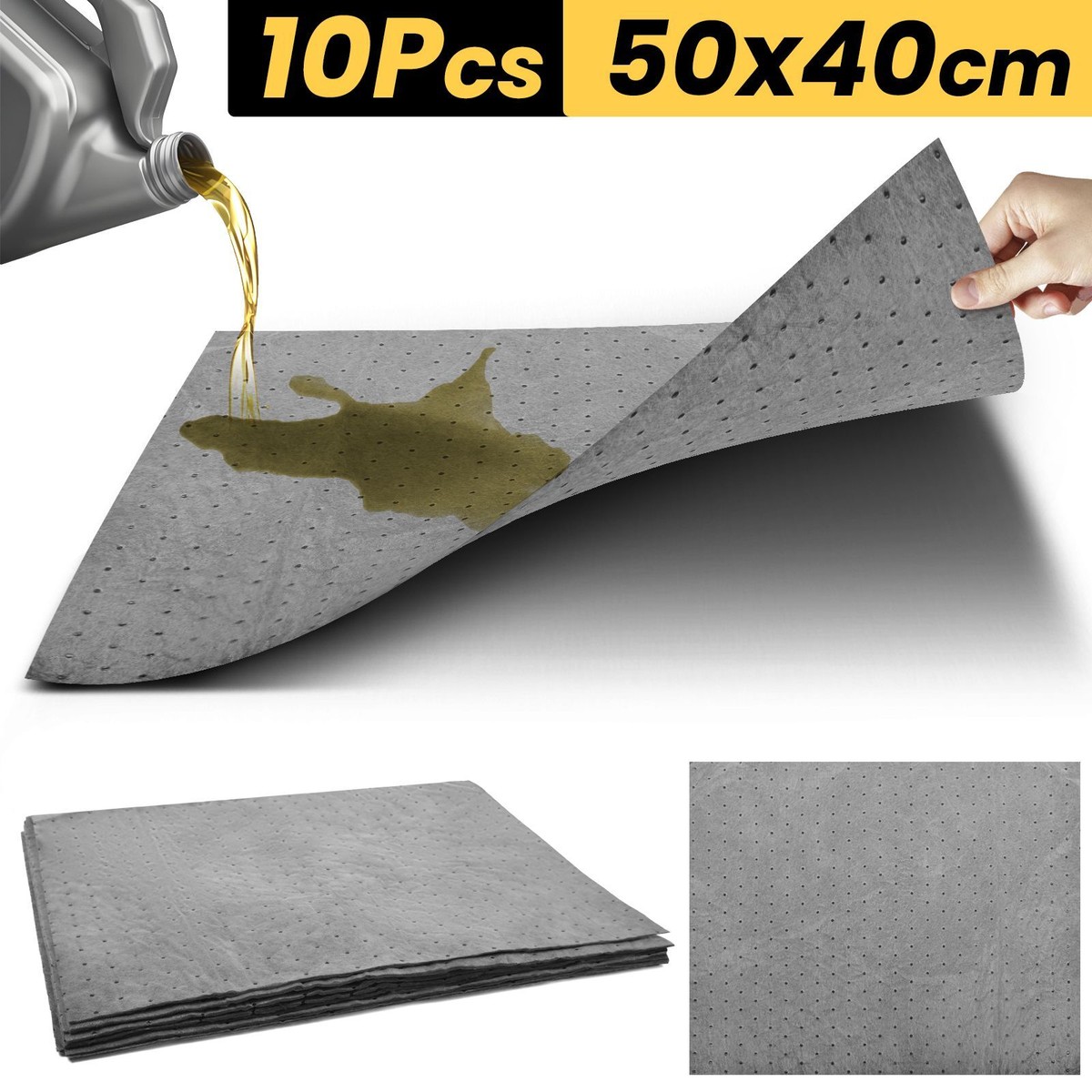Oil Spill Mat Oil Spill Absorbent Pads. Absorb Oil Spills And Leaks ...