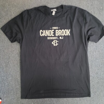 Men's SDI 1901 Canoe Brooke Summit NJ Short Sleeve Solid Black T-Shirt ...