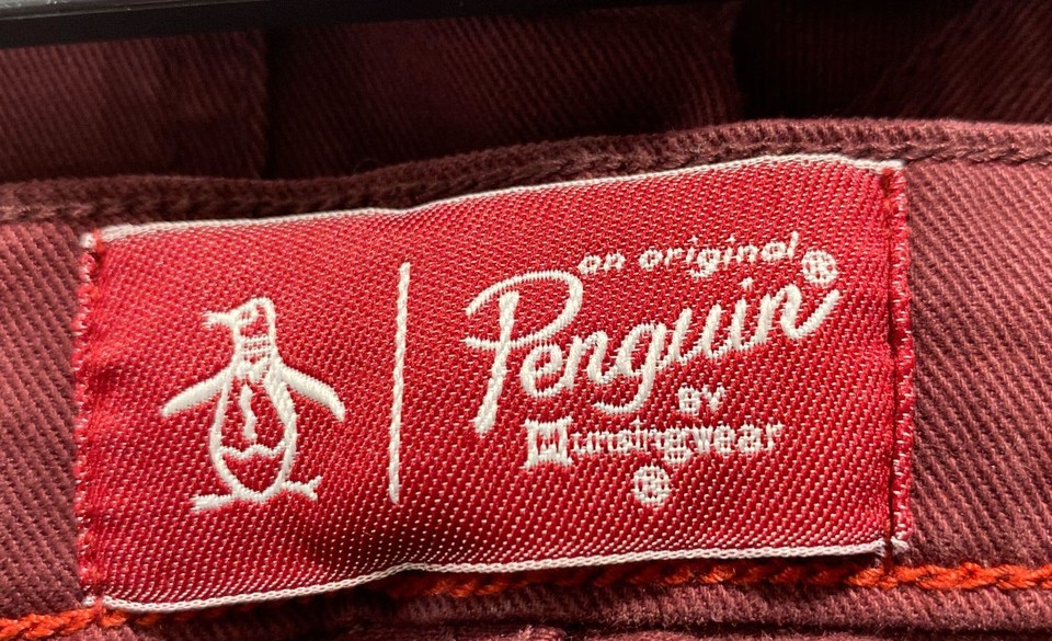 Penguin Men Red Slim Fit Jeans Size 32X32 | eBay