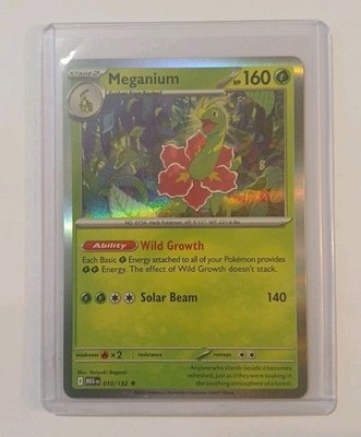 Meganium 010/132 Me01: Mega Evolution Holo (Pokémon TCG) | eBay