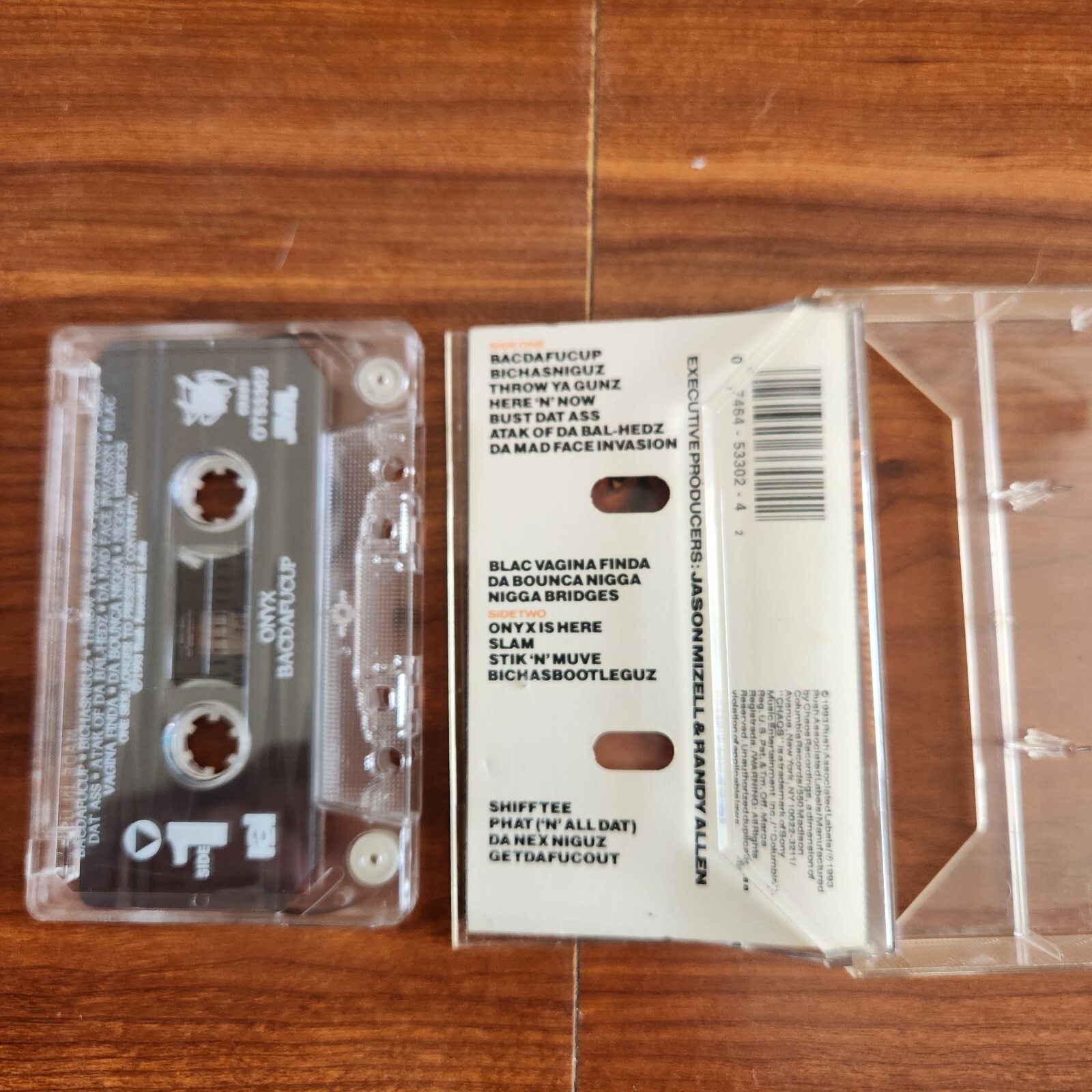 Onyx Bacdafucup 1993 Cassette Tape Rap Hip Hop | eBay