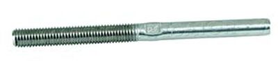 Threaded terminal M6 right 3mmD AISI316 | eBay