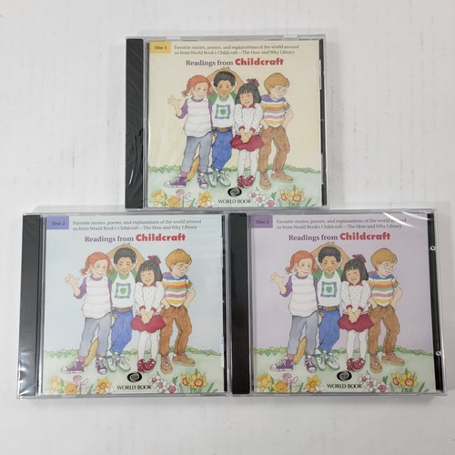 World Book, Readings From Childcraft, CDs Disc 1, Disc 2, Disc 3 BRAND ...