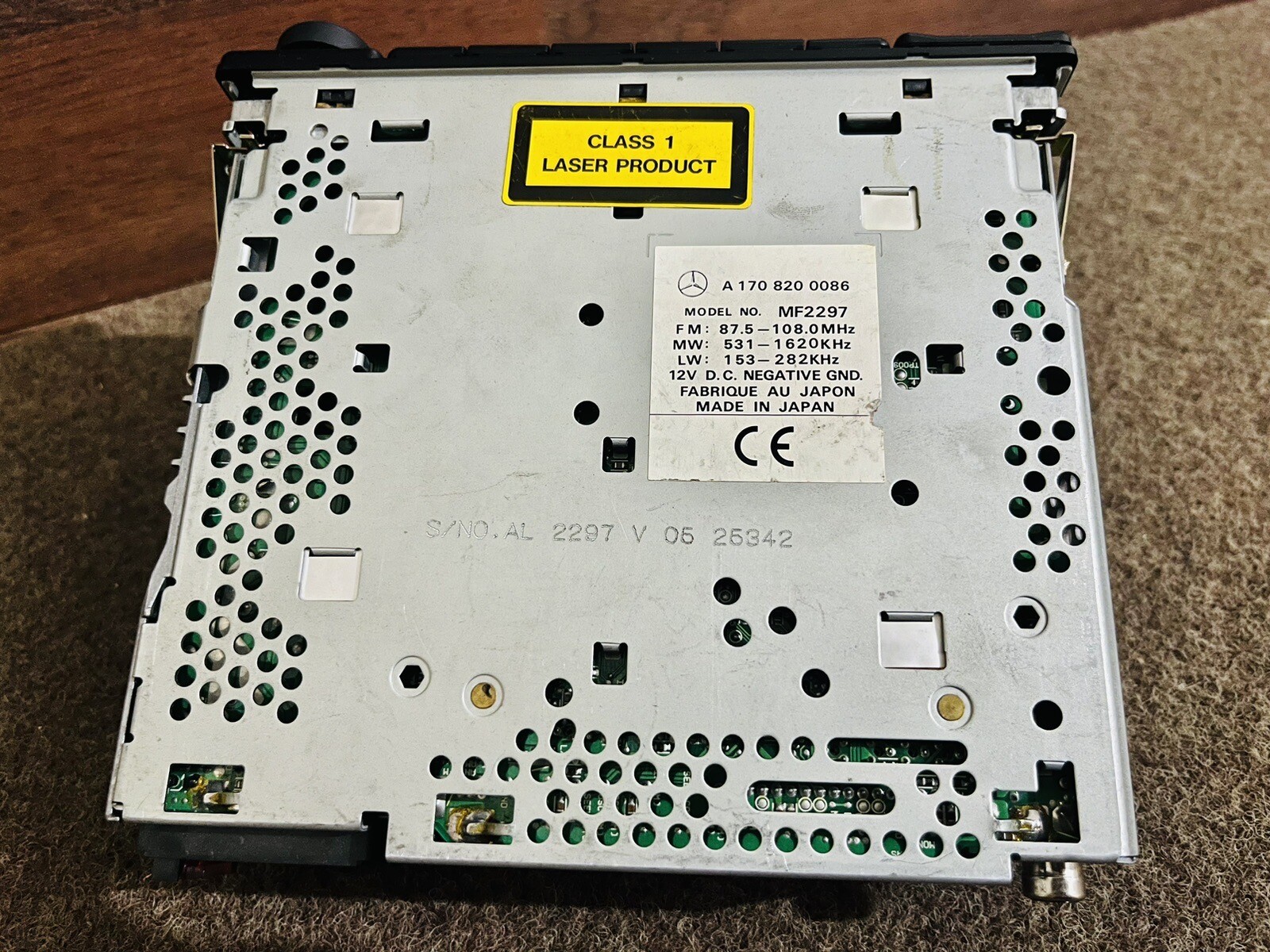 Mercedes-Benz Alpine Becker Special MF2297 RDS Car Radio CD Player OEM ...