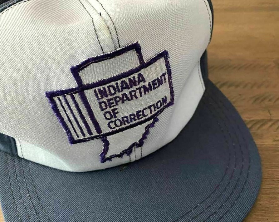 Vintage Indiana Department of Correction Blue Hat Cap… - Gem
