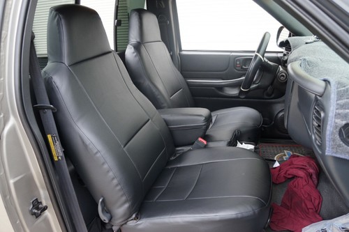 1982-1993 Chevy S10 Pickup Custom Fit 2 Front S.Leather Seat Covers ...