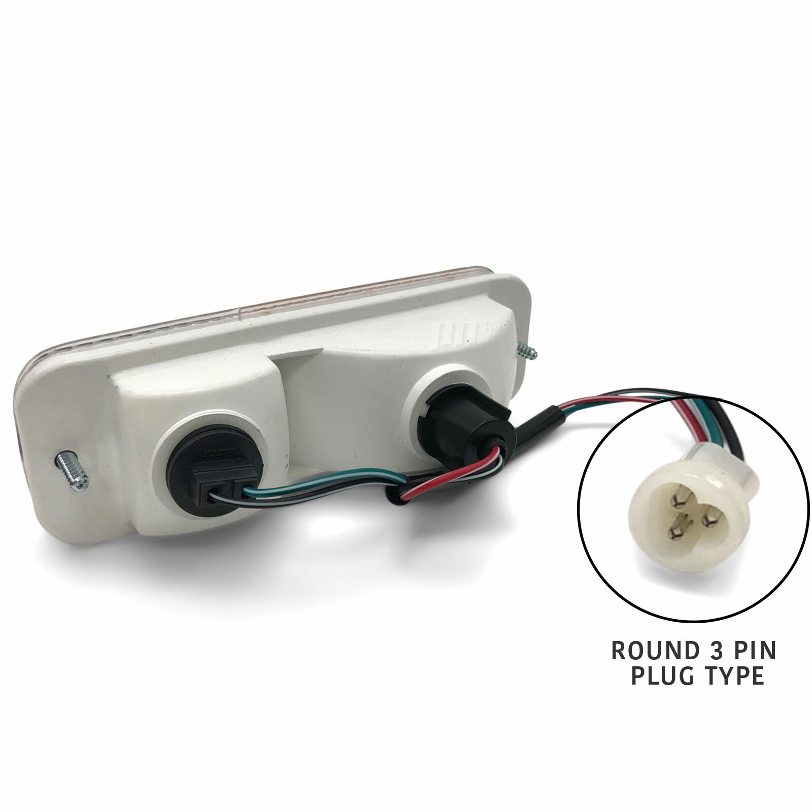 Universal Nissan Style Angled Bull Bar Indicator Blinker / Park Light ...