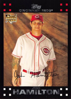 2007 Topps Baseball Josh Hamilton Rookie Card #625 NM/MT CINCINNATI ...