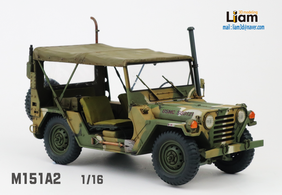 1/16 scale M151A2 Mutt US Military Vehicle model 3d printed kit | eBay