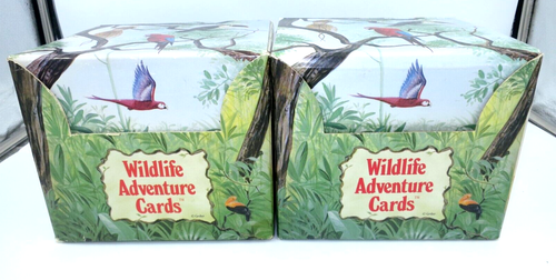 Grolier Educational Wildlife Adventure Cards ~ Mammals, Reptiles, Birds ...