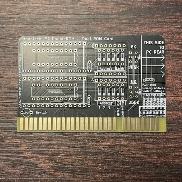 DoubleROM - Dual Bootable ROM ISA Card DIY Kit (No EEPROMS Included) | eBay