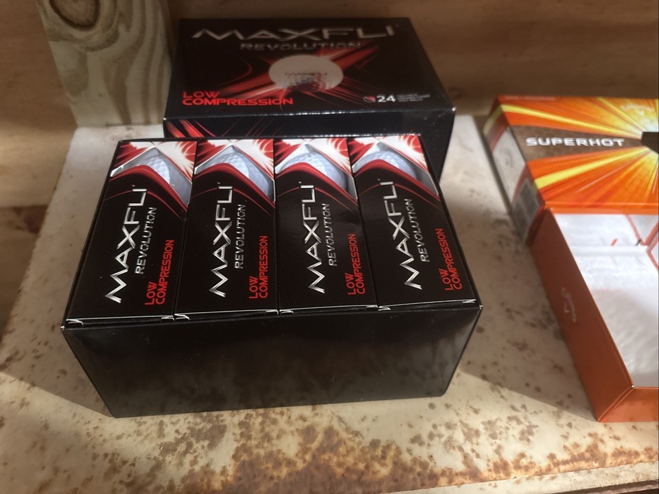 24 New MAXFLI REVOLUTION Golf Balls 3 Pack Low Compression 8 Sleeves | eBay