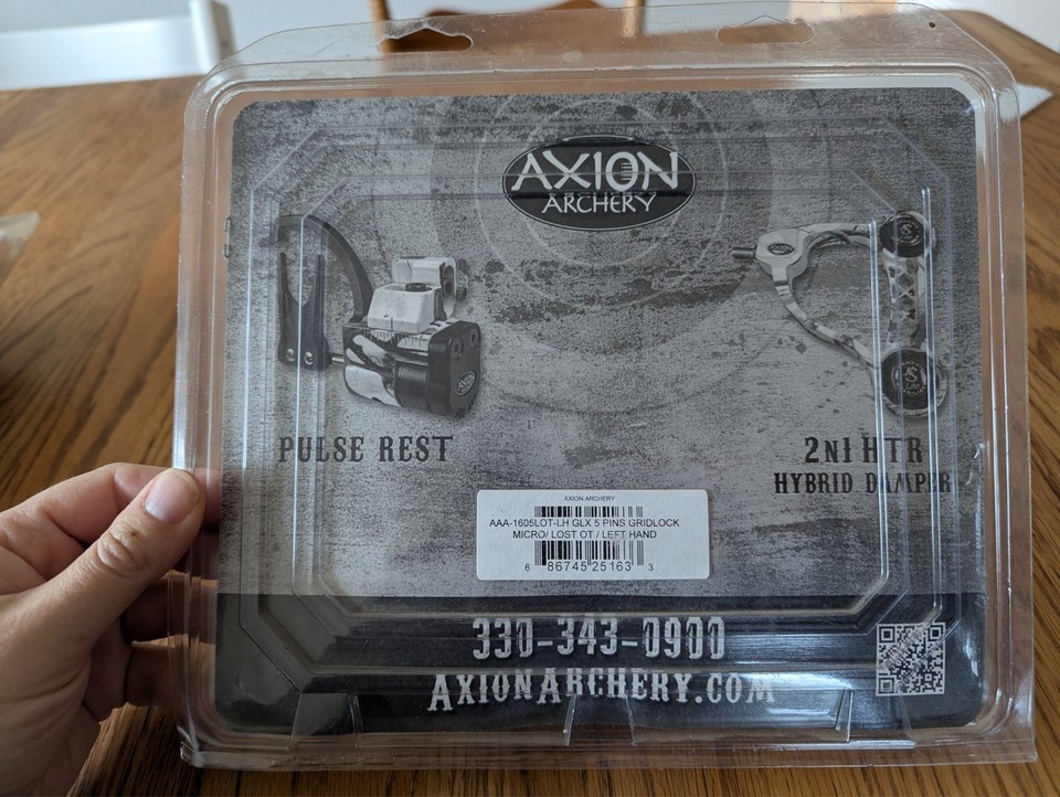 Axion Archery GLX Gridlock 5 Pin Micro Sight - Left Hand - Lost Camo OT ...