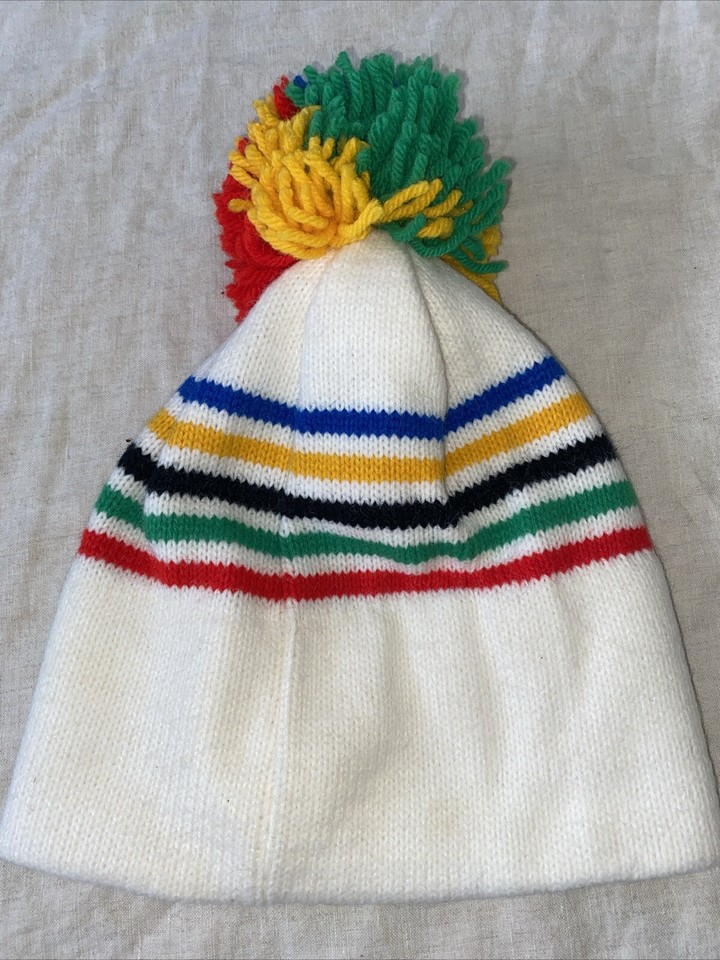 NOS Vintage 1980 Winter Olympics Lake Placid Employee Uniform Tuke Hat ...