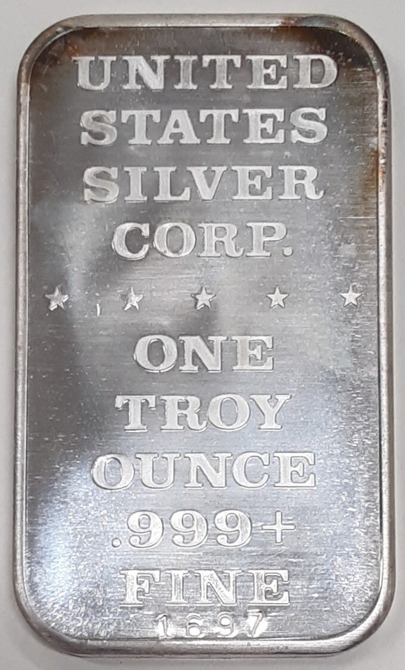 US Silver Corp .999 Fine 1 Troy Oz Silver Bar - Giraffe/Tallest Animal ...