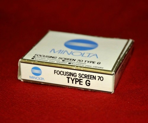 Minolta Focusing Screen 70 Type G New Box 7000 9000 Rare Japan | eBay