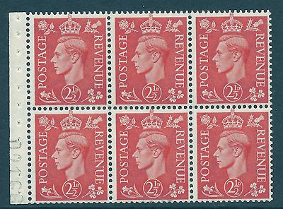 QB34 2½d Pale Scarlet booklet pane UNMOUNTED MNT/MNH | eBay UK