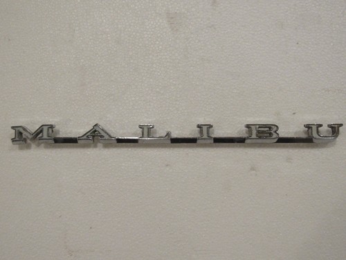 Vintage 1969 Chevy Malibu Emblem Badge Trim Nameplate Chevrolet GM OEM ...
