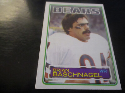 brian baschnagel (chicago bears - wr) 1983 TOPPS card #29 nr/mint ...