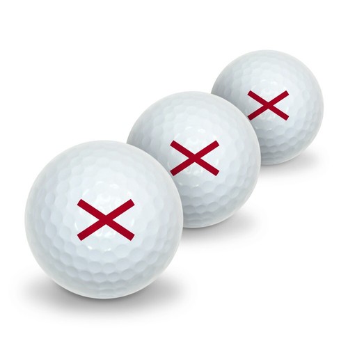 Alabama State Flag Novelty Golf Balls 3 Pack | eBay