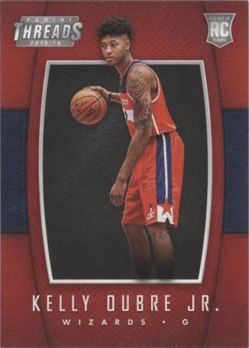 2015-16 Panini Threads - Leather Rookies Kelly Oubre Jr. #240 (RC) for ...