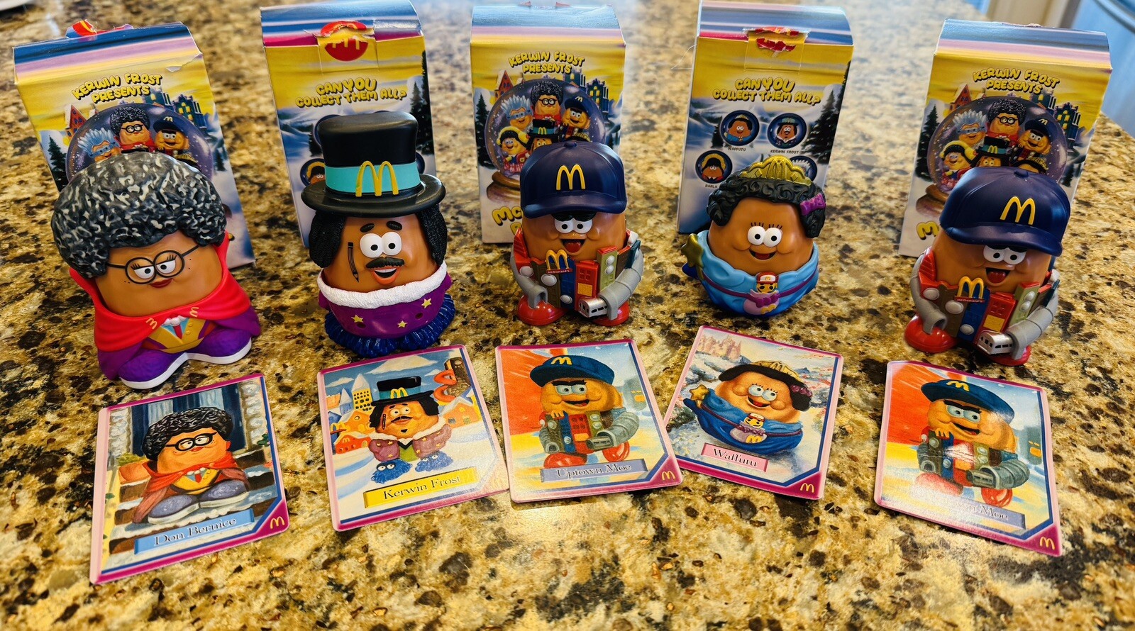 McDONALD'S Happy Meal Toys Kerwin Frost Mcnugget Nugget Buddies Lot ...