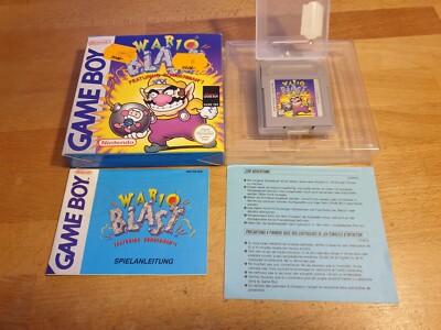 Wario Blast featuring Bomberman Nintendo Gameboy OVP CIB Boxed | eBay.de