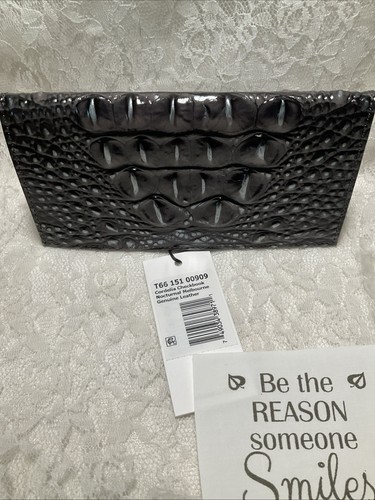 NWT - BRAHMIN NOCTURNAL CORDELIA CHECKBOOK COVER & PEN | eBay