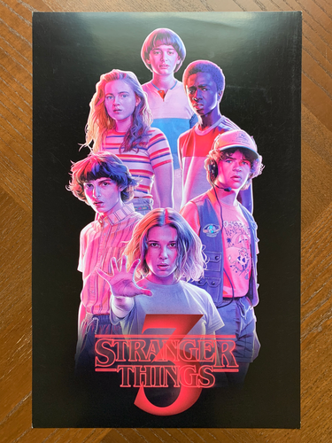 STRANGER THINGS Season 3 11x17 Promo Poster ORIGINAL 2019 ! ~NOT ...