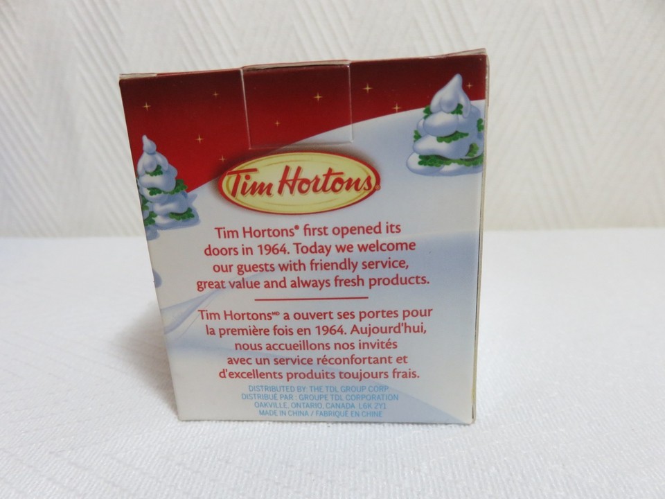 Canadian Tim Hortons 2012 Coffee Shop Christmas tree ornament mib | eBay
