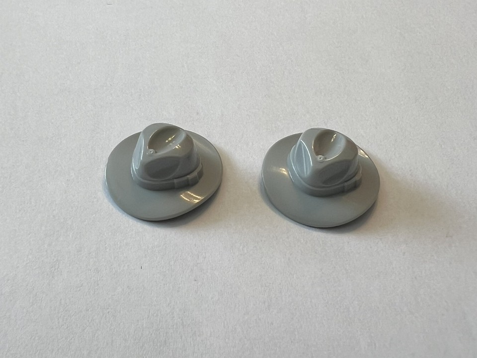 Lego Lot Of 2 Light Gray Grey Fedora Hats Hat Minifig Explorer | eBay