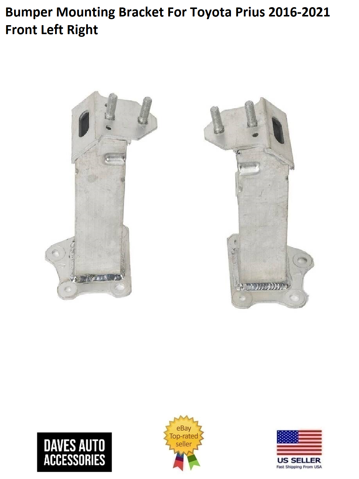 Bumper Support Bracket Assembly LH-RH Side Fits Toyota Prius 2016-2021 ...