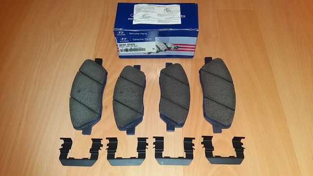 Genuine Hyundai Santa FE Front Brake Pad Kit 581012PA70 for sale online ...