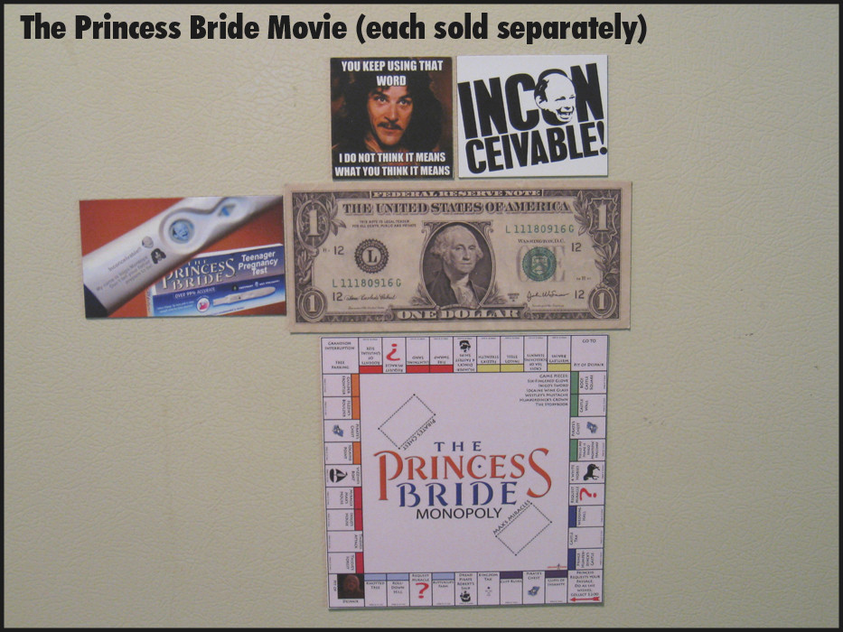 Fridge Fun Refrigerator Magnet THE PRINCESS BRIDE - MOVIE POSTER B | eBay
