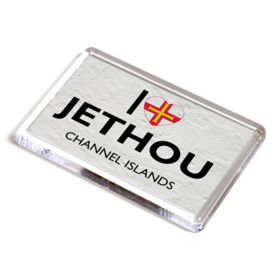 FRIDGE MAGNET - I Love Jethou, Channel Islands | eBay