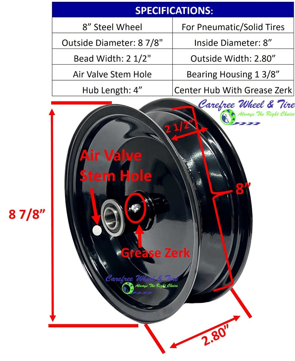 4.80 4.00-8 Spare Tire Relaxdays Wheelbarrow Tire 4.80 4.00-8 ...
