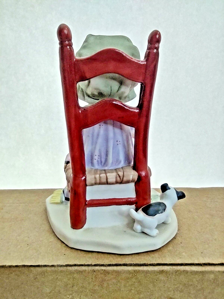 Children Of C. H. Twelvetrees Ceramic Figurine Knitting Time H 1746 ...