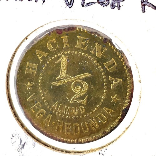 Puerto Rico Hacienda Token 1/2 Almud Cafe Vega Redonda Uncirculated #2 ...