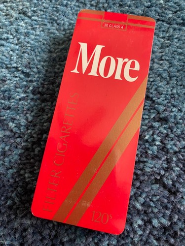 Vintage Sealed MORE CIGARETTES 120s Skinny Playing Cards Promo Deck ...