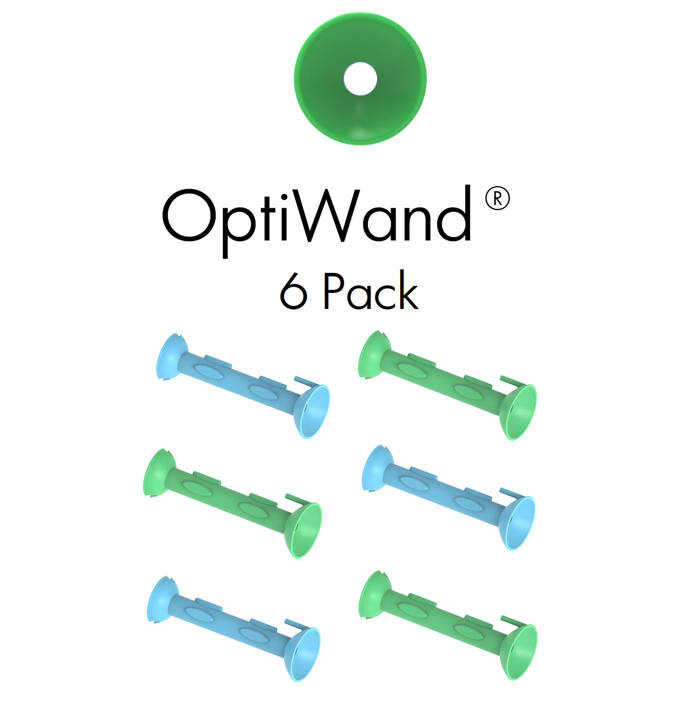OptiWand 6 Pack Soft Contact Lens Insertion Removal Tool. Eye Lens ...