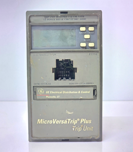 GE RMS9C116419 MICRO VERSA TRIP UNIT ELECTRICAL DISTRIBUTION & CONTROL ...