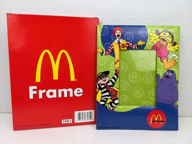 VTG 2002 McDonalds Collectible Photo Frame Grimace Birdie Ronald ...