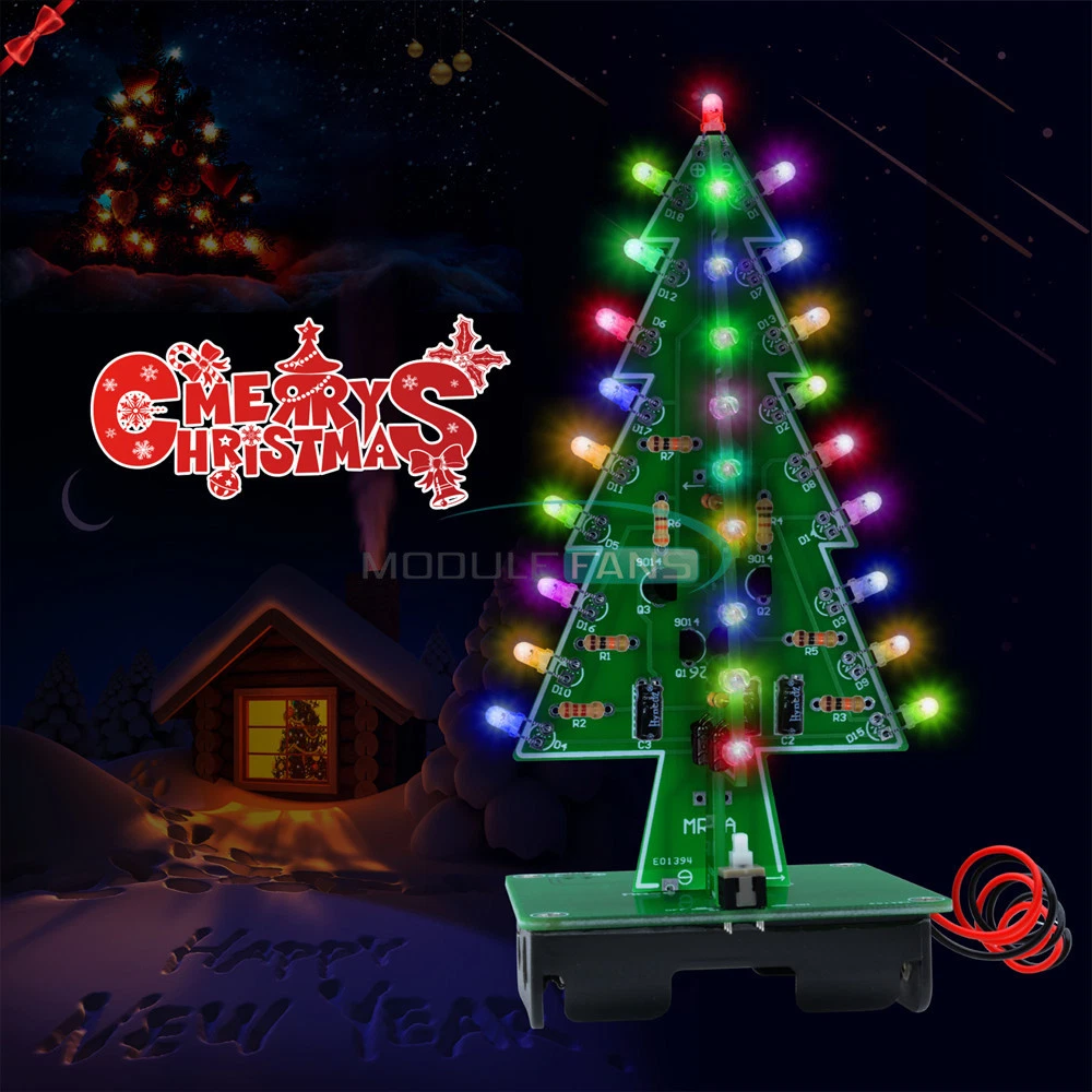 Christmas Tree Light Outline