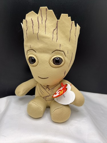 NWT Ty Plush Groot Beanie Baby Marvel Plush Toy Collectible 2021 ...