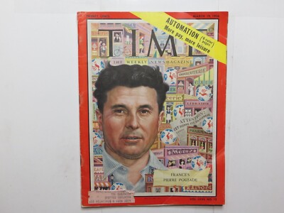Time Magazine March 19, 1956 France's Pierre Poujade 2D | eBay