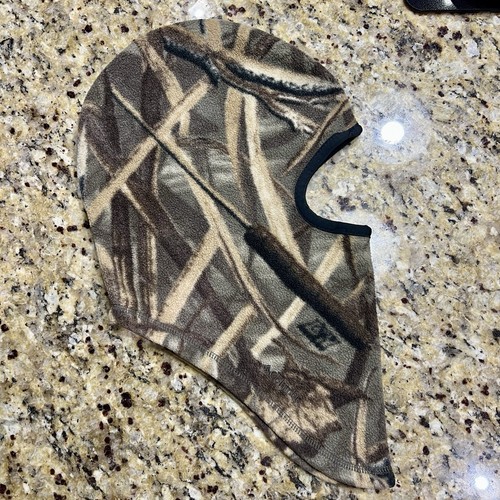 Vintage Columbia Fleece Delta Hunter Marsh Camo Balaclava Face Mask ...