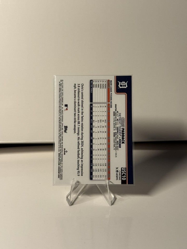 2025 Topps Chrome Update #USC10 Chris Paddack X-Fractors | eBay