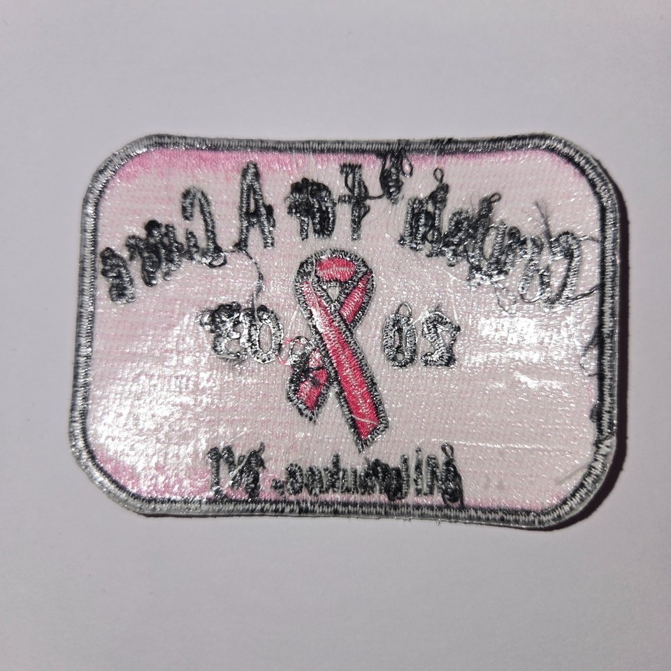 Cruisin For A Cure 2003 Breast Cancer Pink Ribbon Patch Motorcycle | eBay