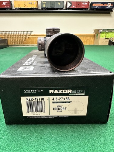 Vortex Razor HD Gen 2 4.5-27x56 Tremor 3 RZR-42710 With Mount | eBay